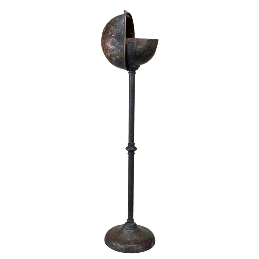 Antique Traditional Copper Ball Cigar Smokers Floor Ashtray Stand ...