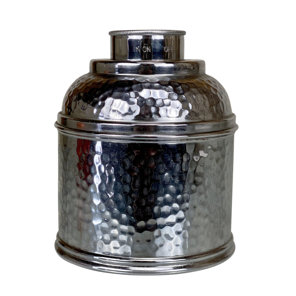 Vintage Traditional Hammered Aluminum Pipe Tobacco Humidor Jar ...