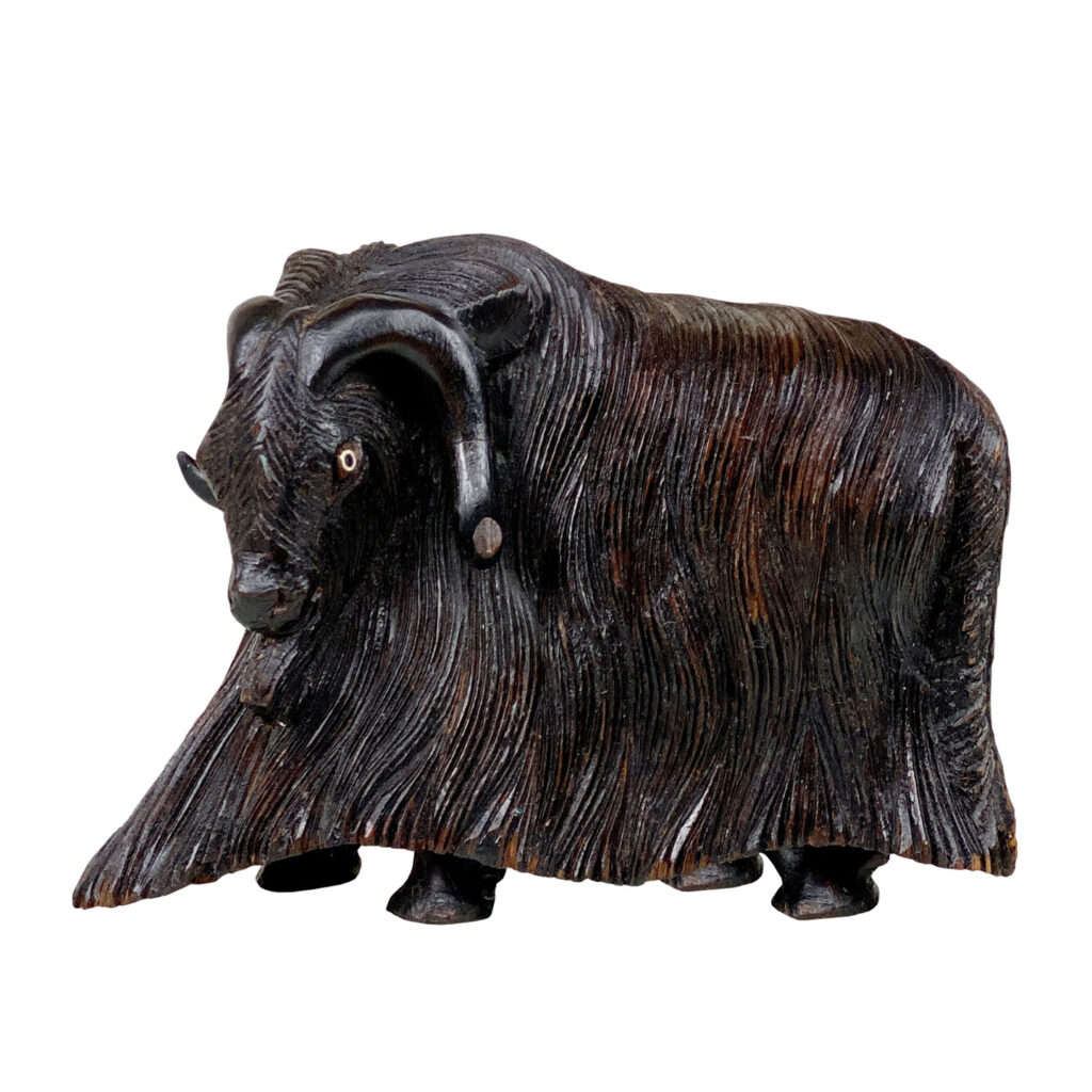 Vintage Traditional Wood Carved Musk Ox Figural Sculpture – Scranton ...