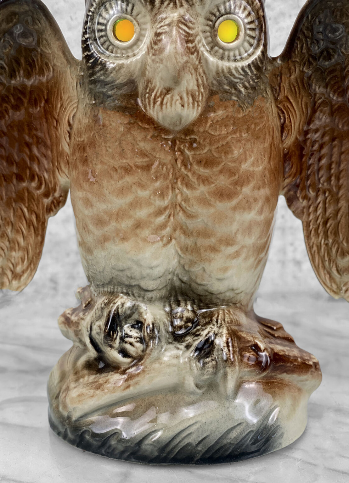 Mid-Century Porcelain Owl Figural TV Lamp by Howard Kron – Scranton ...