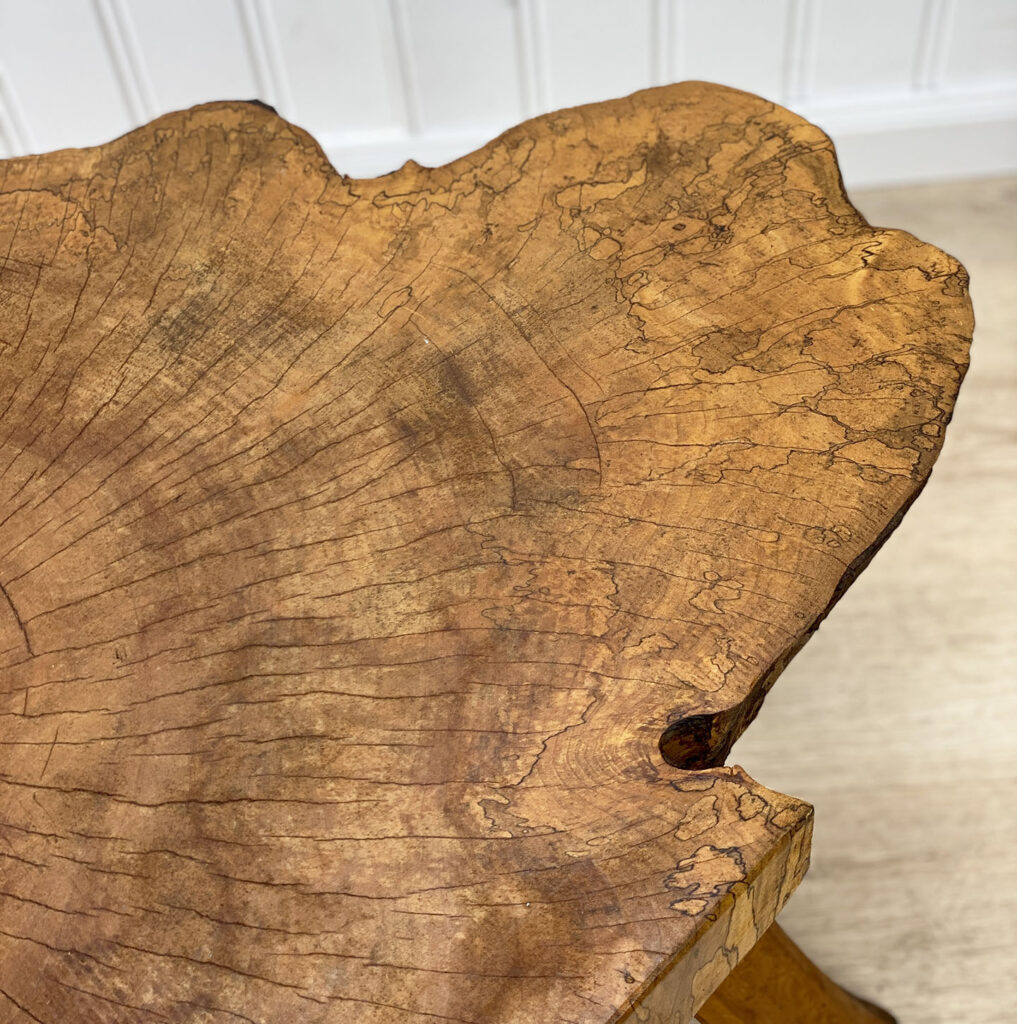 Vintage Rustic Lodge Maple Live Edge Occasional Table Bench – Scranton ...
