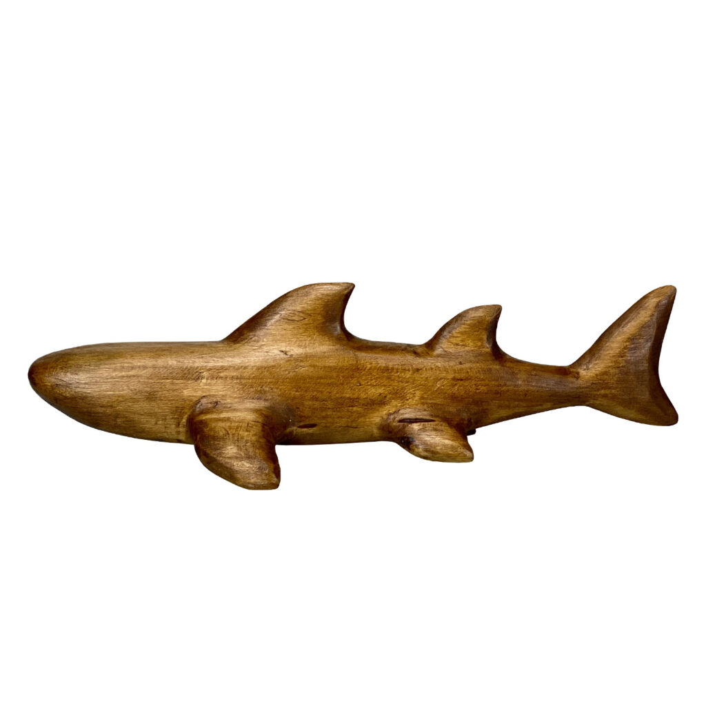 Antique Folk Art Wood Carved Shark Sculpture 13″ – Scranton Antiques