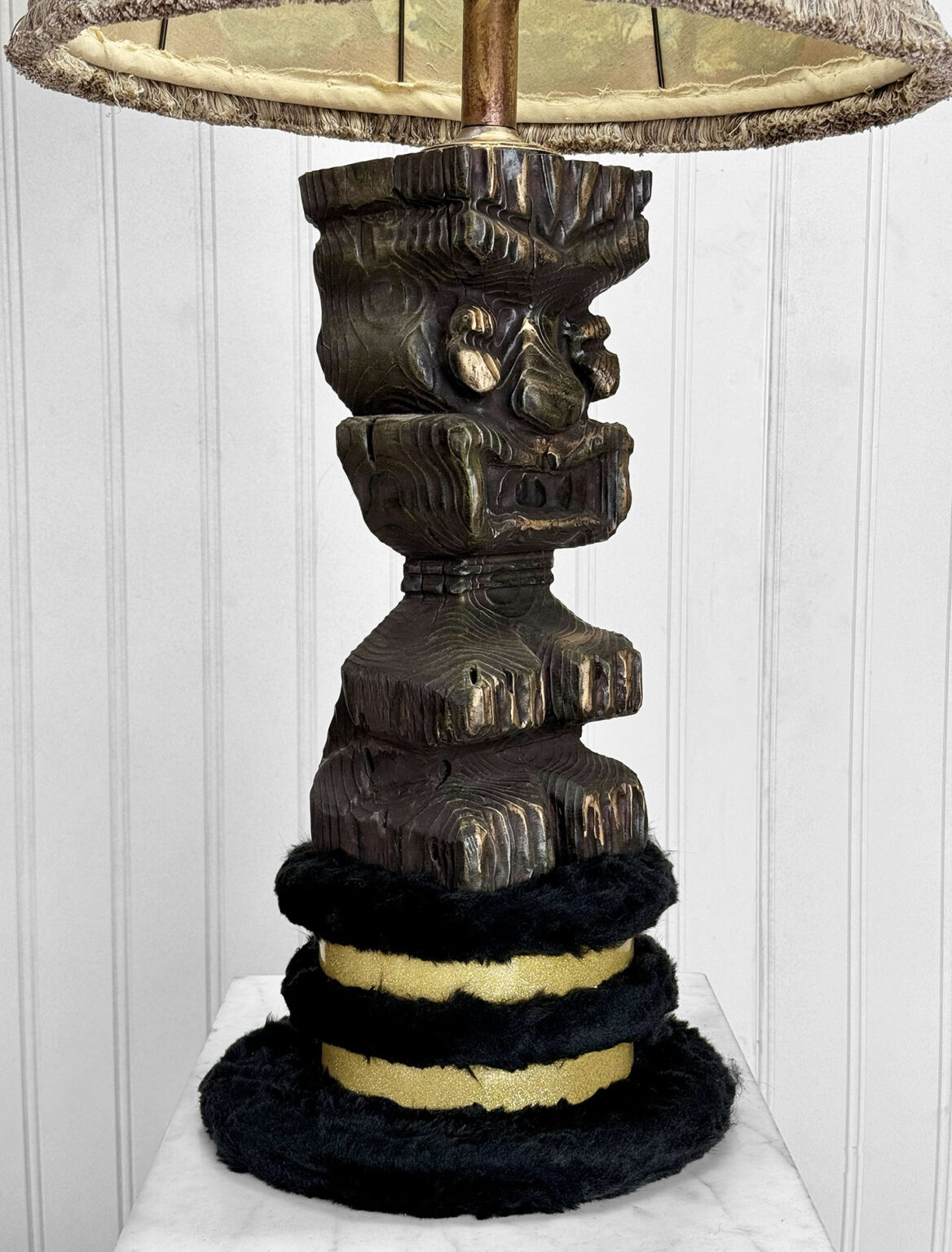 Vintage Polynesian Tiki Wood Carved Figural Table Lamp – 36″ – Scranton ...