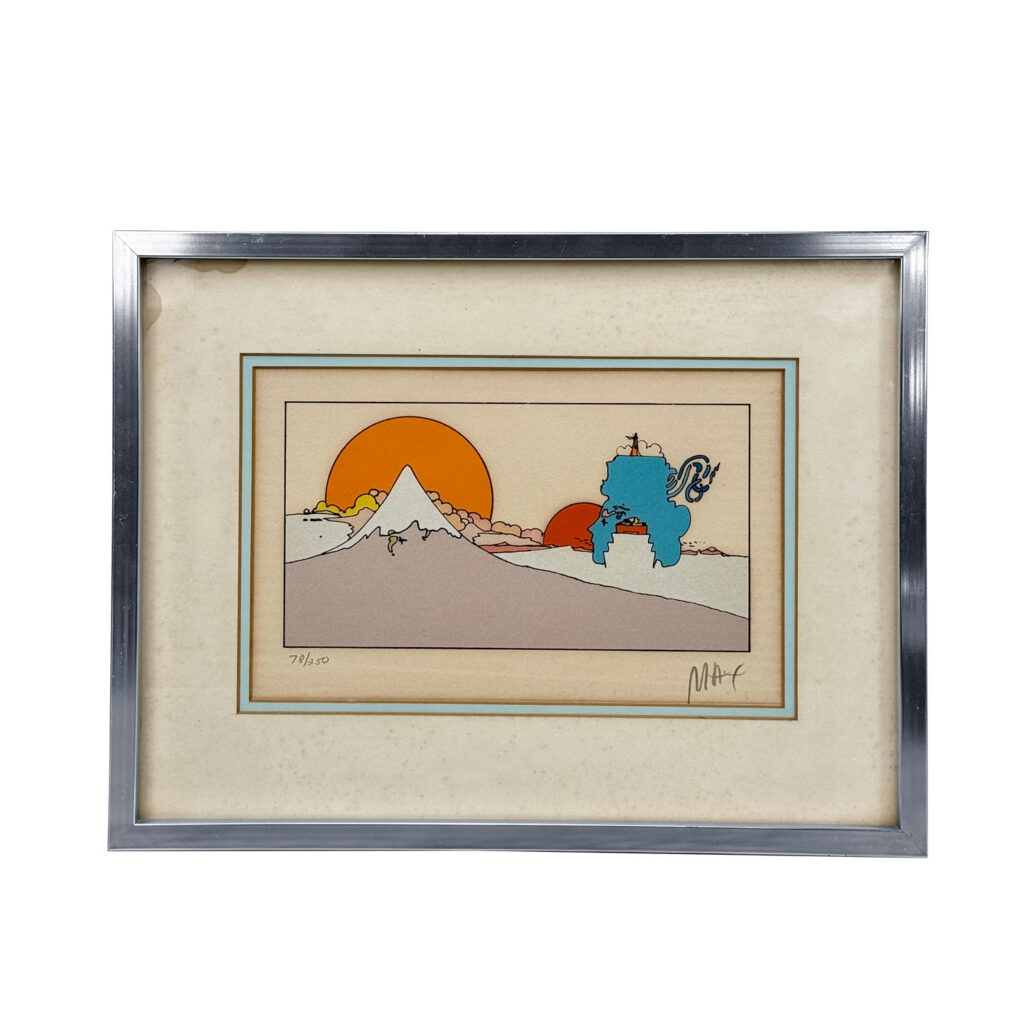 Vintage Peter Max “Time and Space” Pop Art Signed Lithograph – Scranton ...