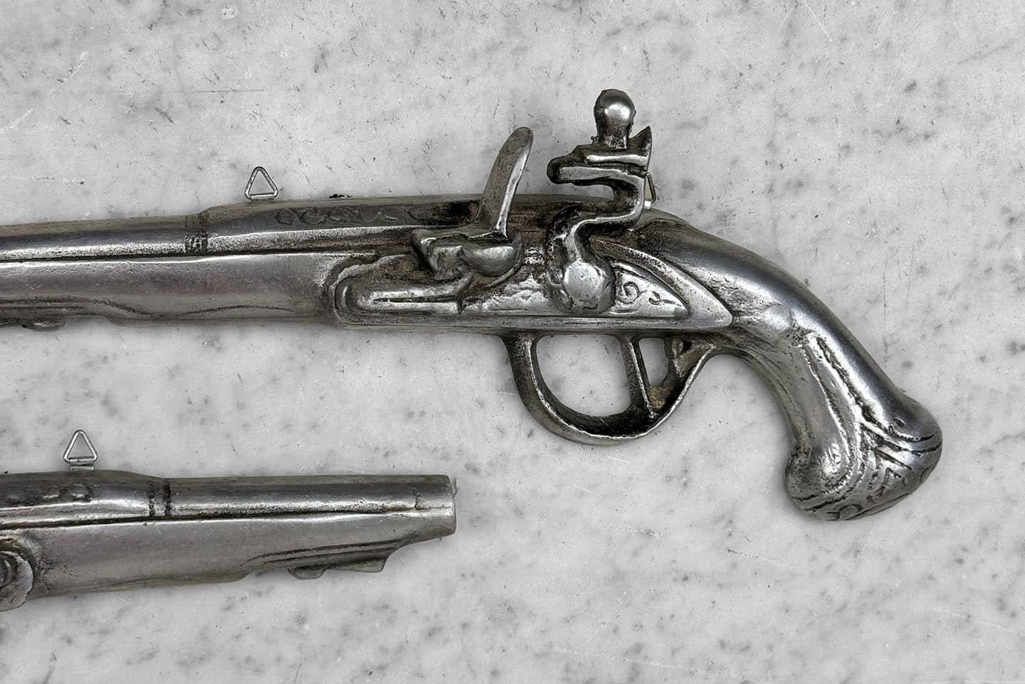 Vintage Traditional Flintlock Pistol Gun Decorative Wall Hanging ...