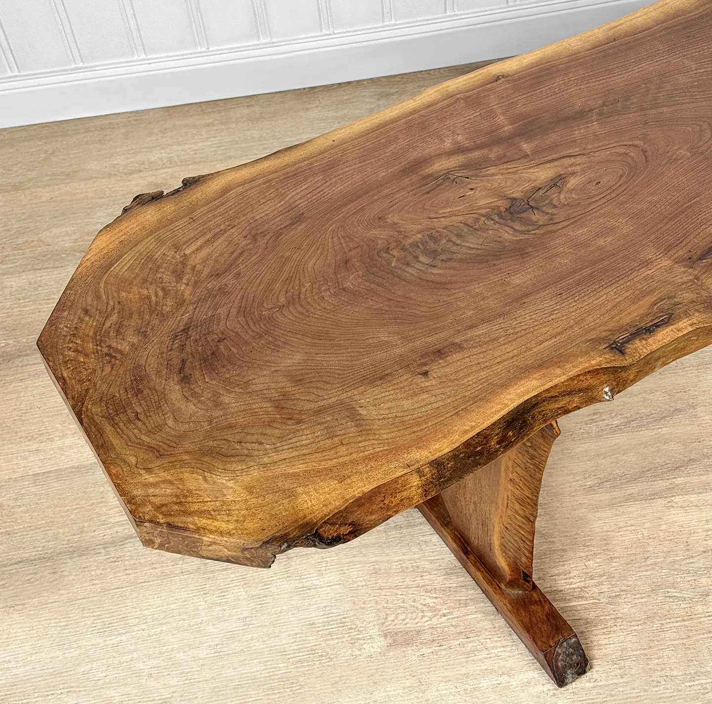 Vintage 6ft Black Walnut Live Edge Bench – Scranton Antiques