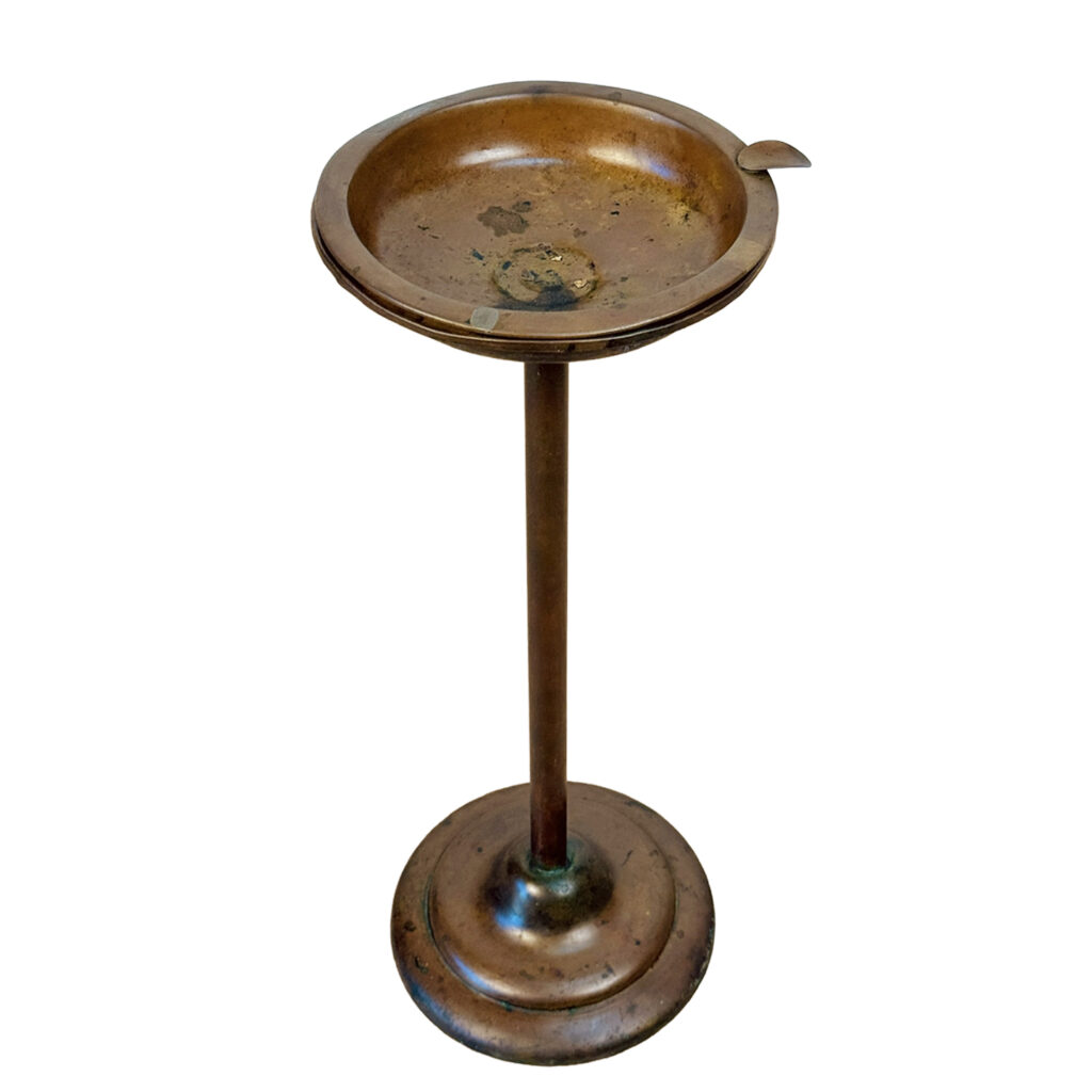 Antique Art Deco Copper Cigar Ashtray Smoking Stand – Scranton Antiques
